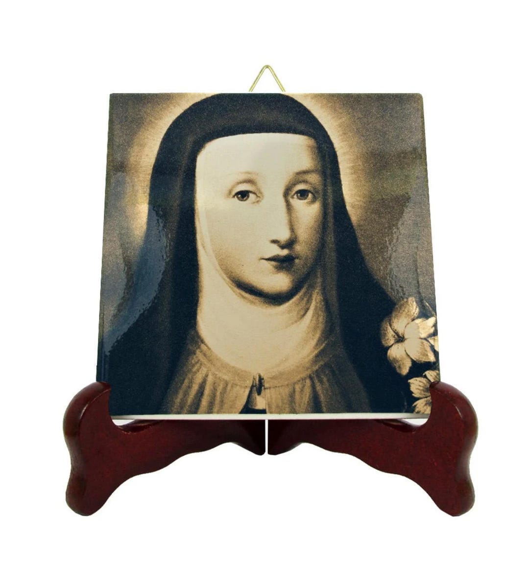 Saint Teresa Margaret Redi Ceramic Icon - Catholic Saint Art - Etsy