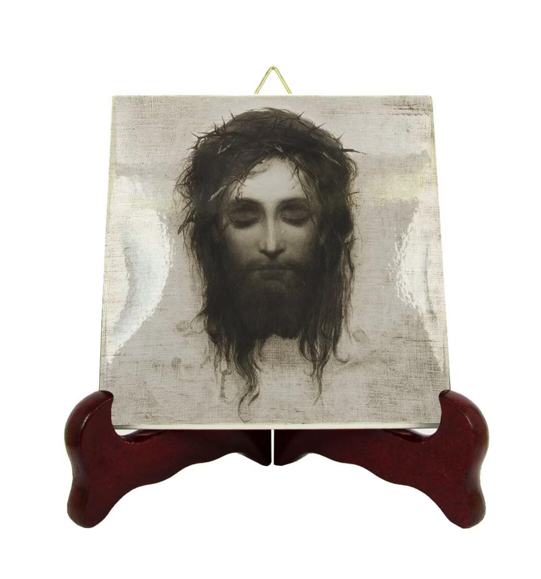 Holy Face of Jesus Tile: Catholic Religious Plaque, Handmade in Italy ...