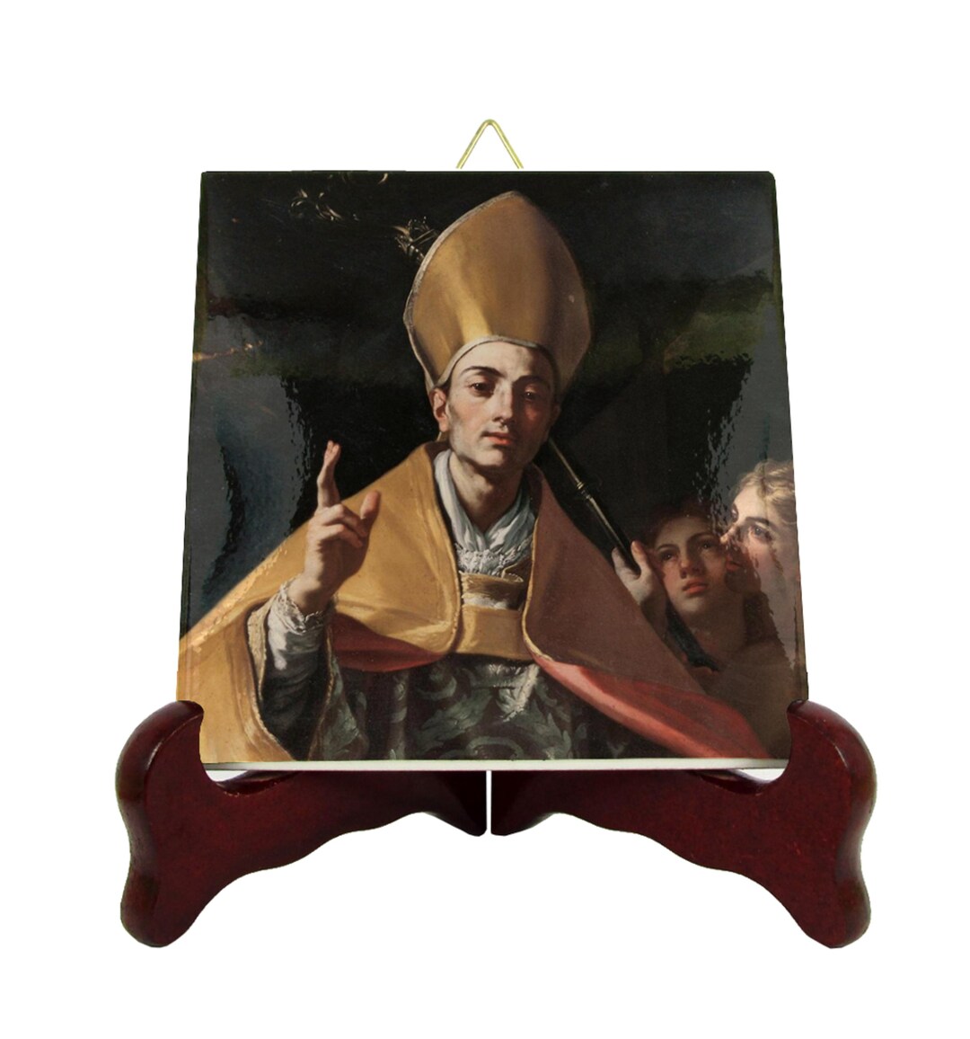 Saint Januarius Icon: Catholic Saints Art on Ceramic Tile - Etsy