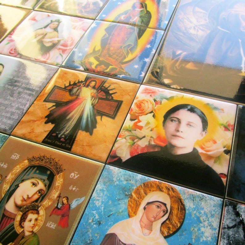 Catholic Saints Serie - Blessed Aguchita - Icon on Tile - Antonia ...