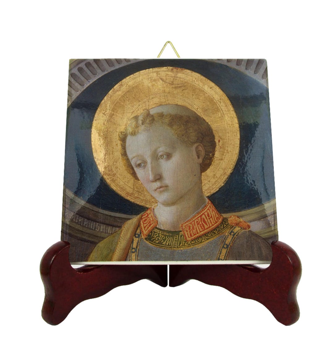 Saint Lawrence Icon on Ceramic Tile - Handmade Catholic Art - Etsy