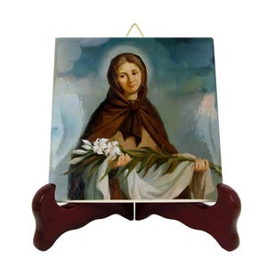Saint Maria Goretti Icon: Handmade Catholic Ceramic Tile - Etsy