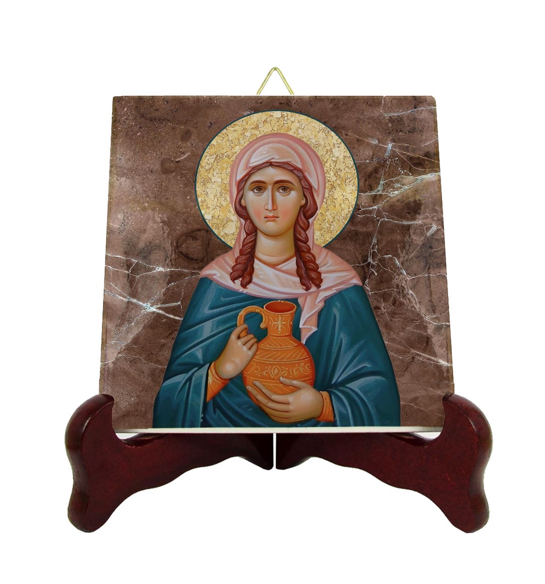 Saint Photine of Samaria: Handmade Christian Icon on Tile - Etsy