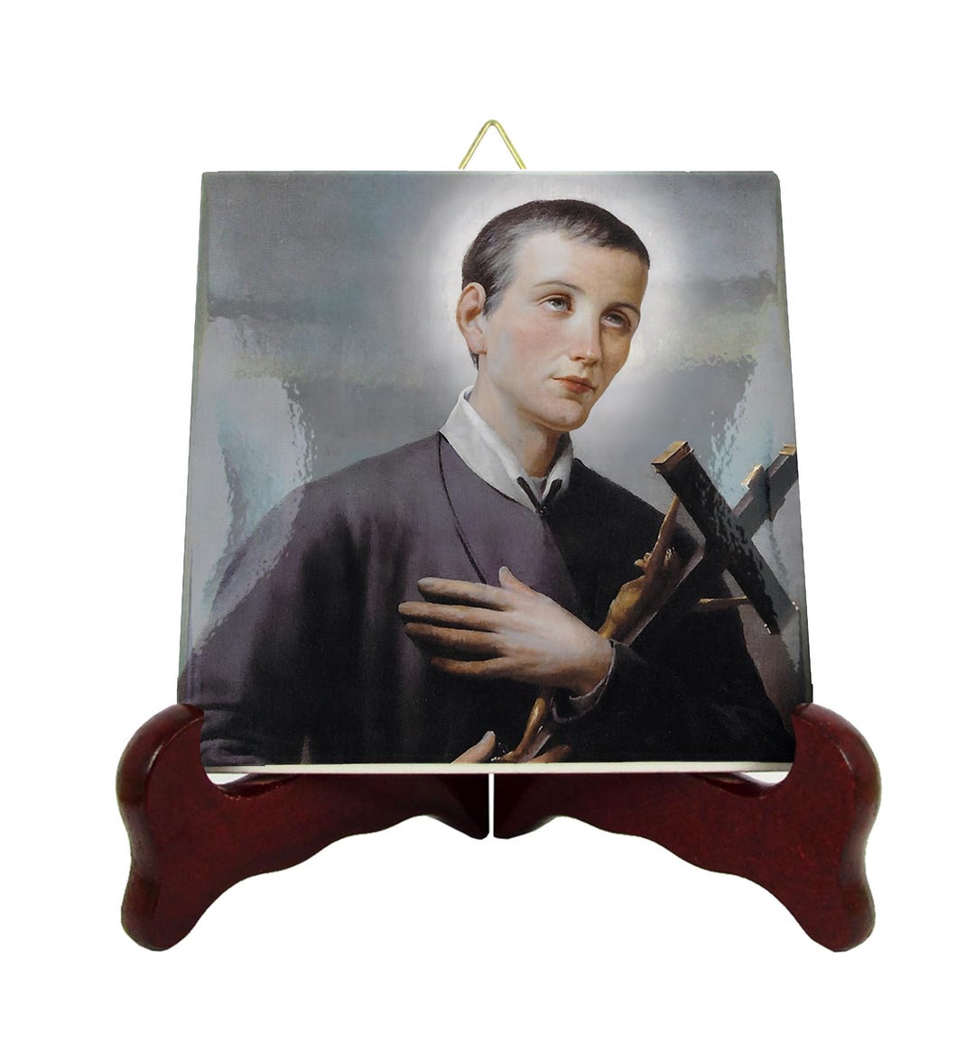 St Gerard Majella Icon: Catholic Saint Tile Art, Patron of Mothers - Etsy