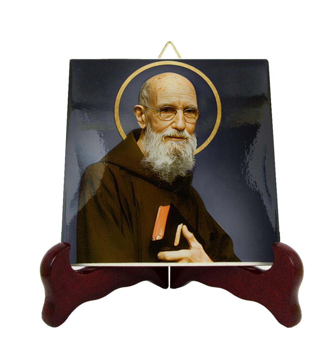 Blessed Solanus Casey Ceramic Tile Icon - Handmade Saints Art - Etsy