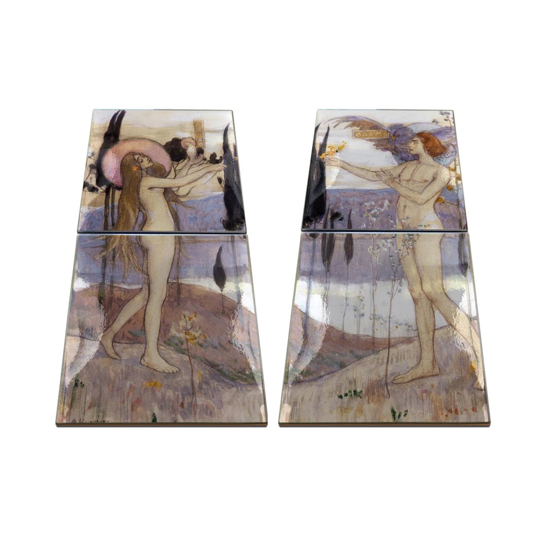 Adam and Eve - Ceramic and Wood Icons - Holy Art - Religious Icons ...