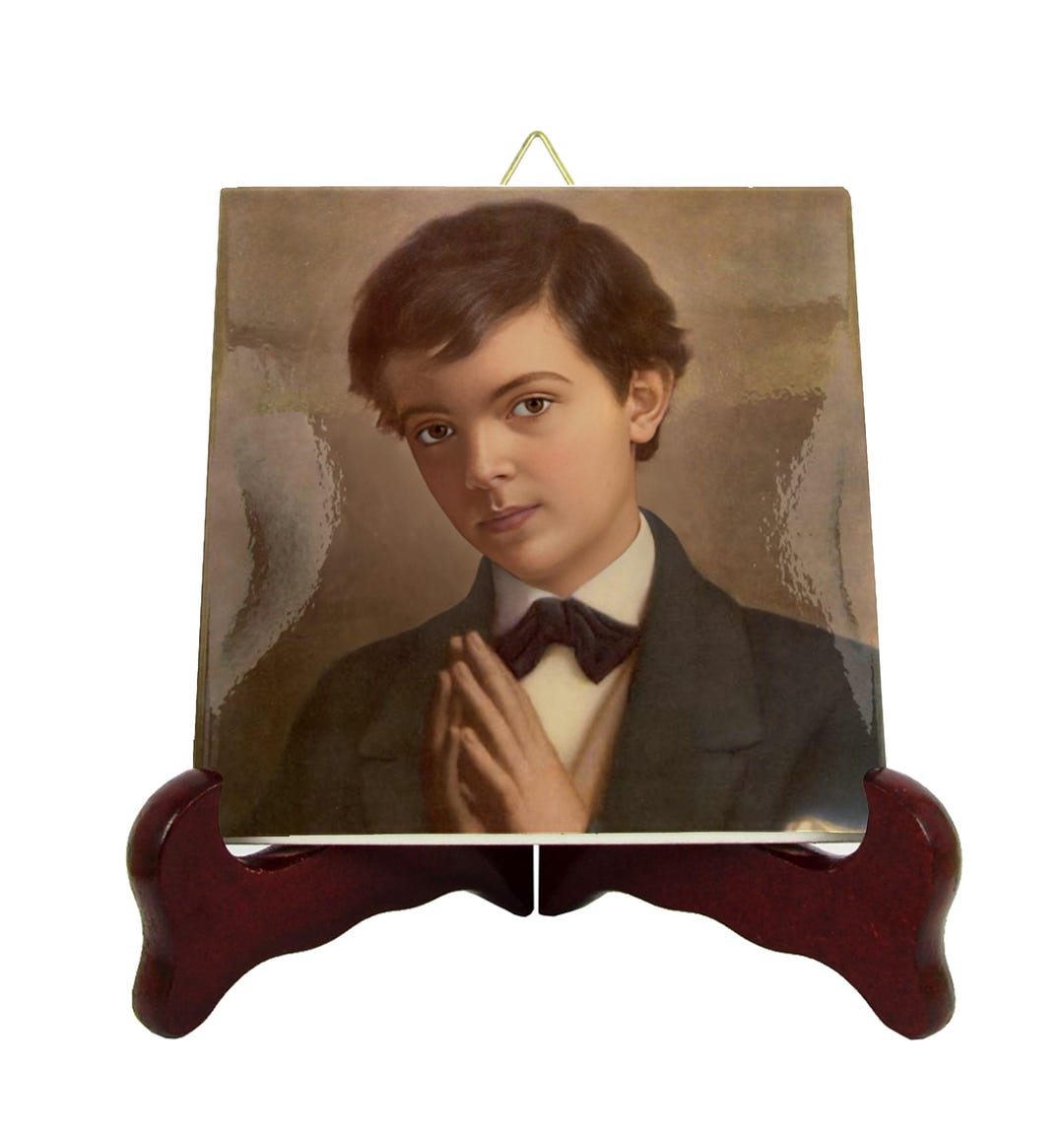 Saint Dominic Savio Religious Icon on Ceramic Tile - Etsy