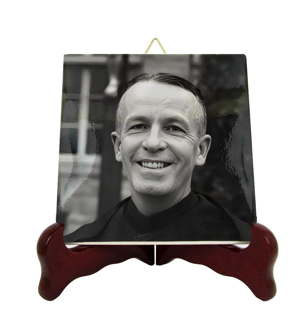 Servant of God Brother Marinus OSB Religious Icon on Tile Handmade With ...