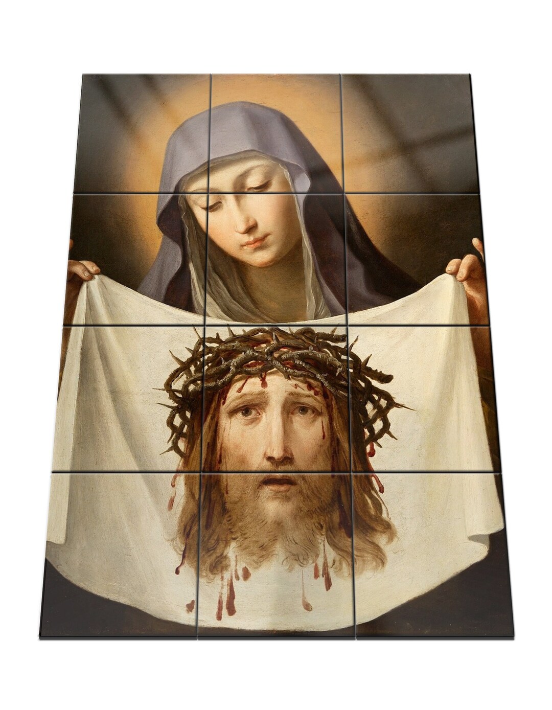 Saint Veronica - Religious Tile Mural - St Veronica - Tile Art ...