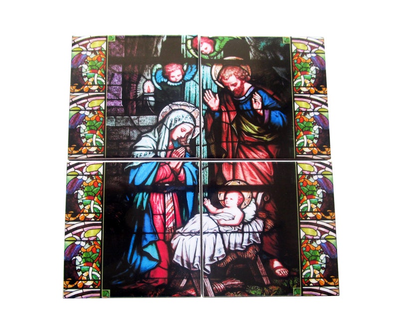 Nativity of Jesus - Tile Mural Mosaic Handmade in Italy - a Perfect ...
