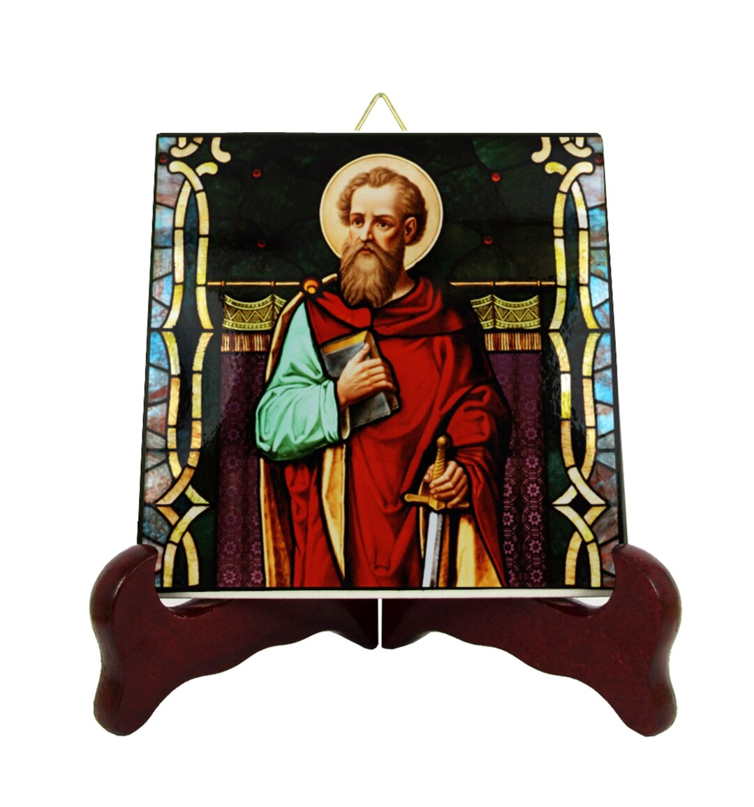 Saint Paul Ceramic Tile Icon: Catholic Art, Handmade in Italy - Etsy