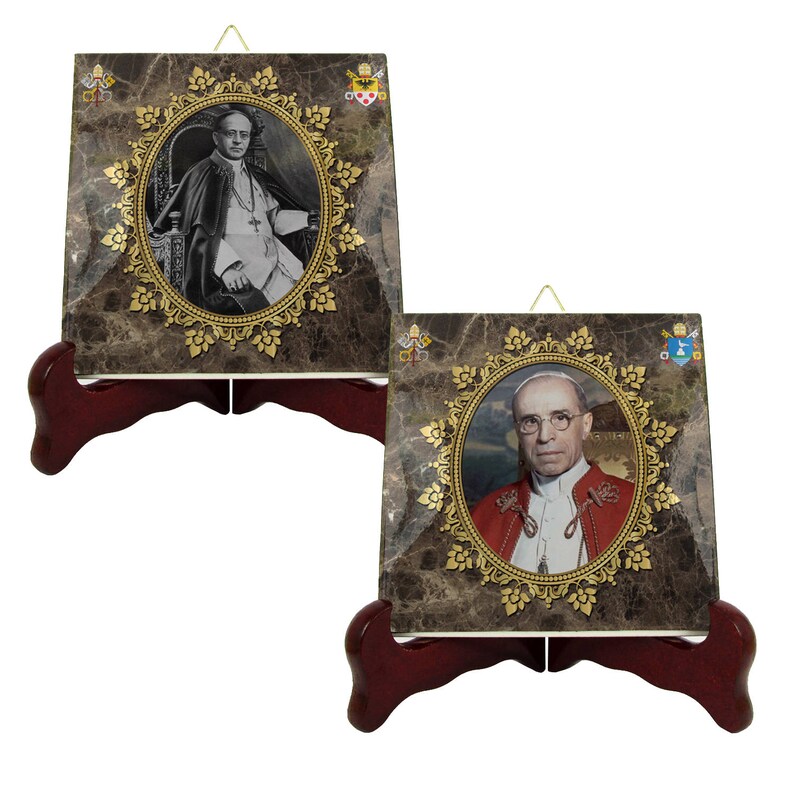 Roman Catholic Church Catholic Gifts Popes Tiles - Etsy