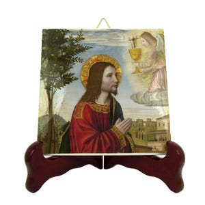 The Agony in the Garden Religious Icon on Ceramic Tile - Etsy