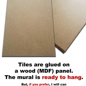 Our Lady of Lourdes - Collectible Mosaic - Tile Mural - LIMITED EDITION ...