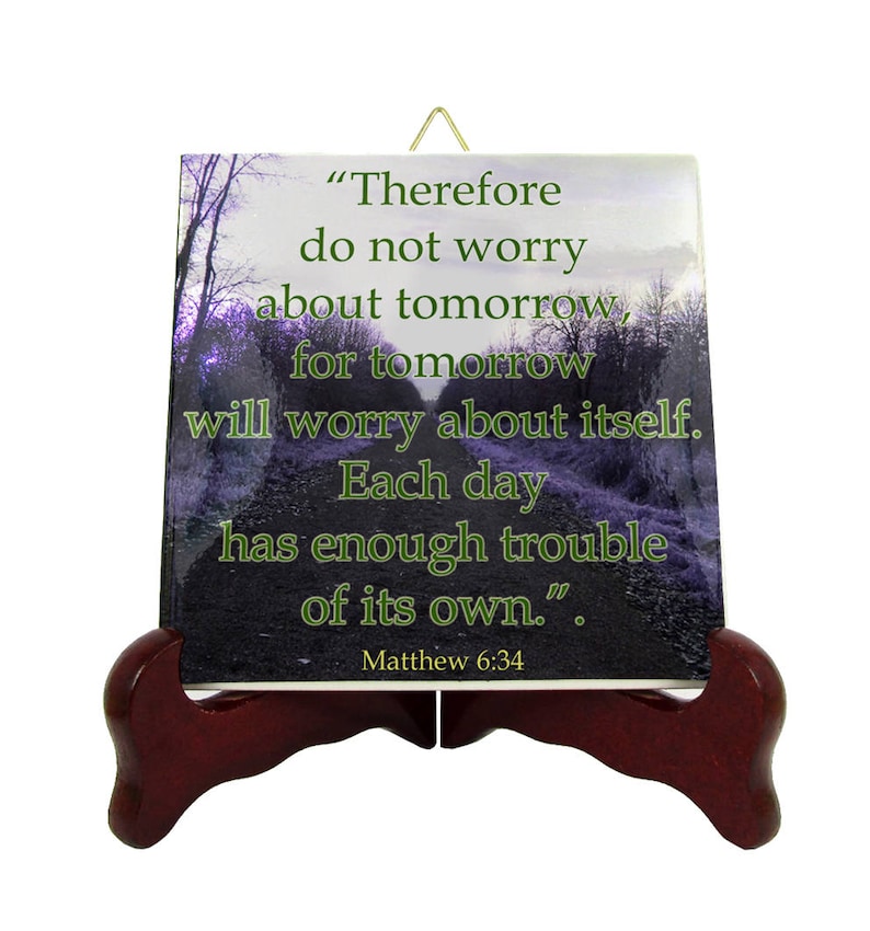 Bible Verse Art Collectible Ceramic Tile Christian Gifts | Etsy