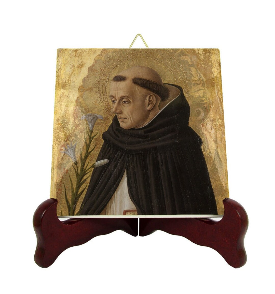 Catholic Gifts - Saint Dominic of Guzman - Religious Icon on Tile ...