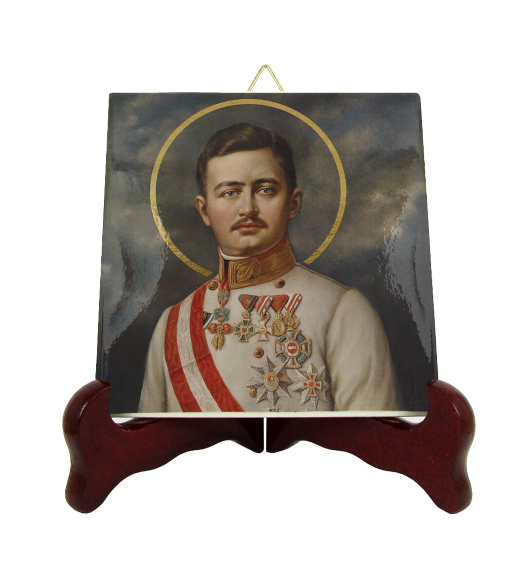 Blessed Karl of Austria Icon: Handmade Catholic Saints Art Tile - Etsy