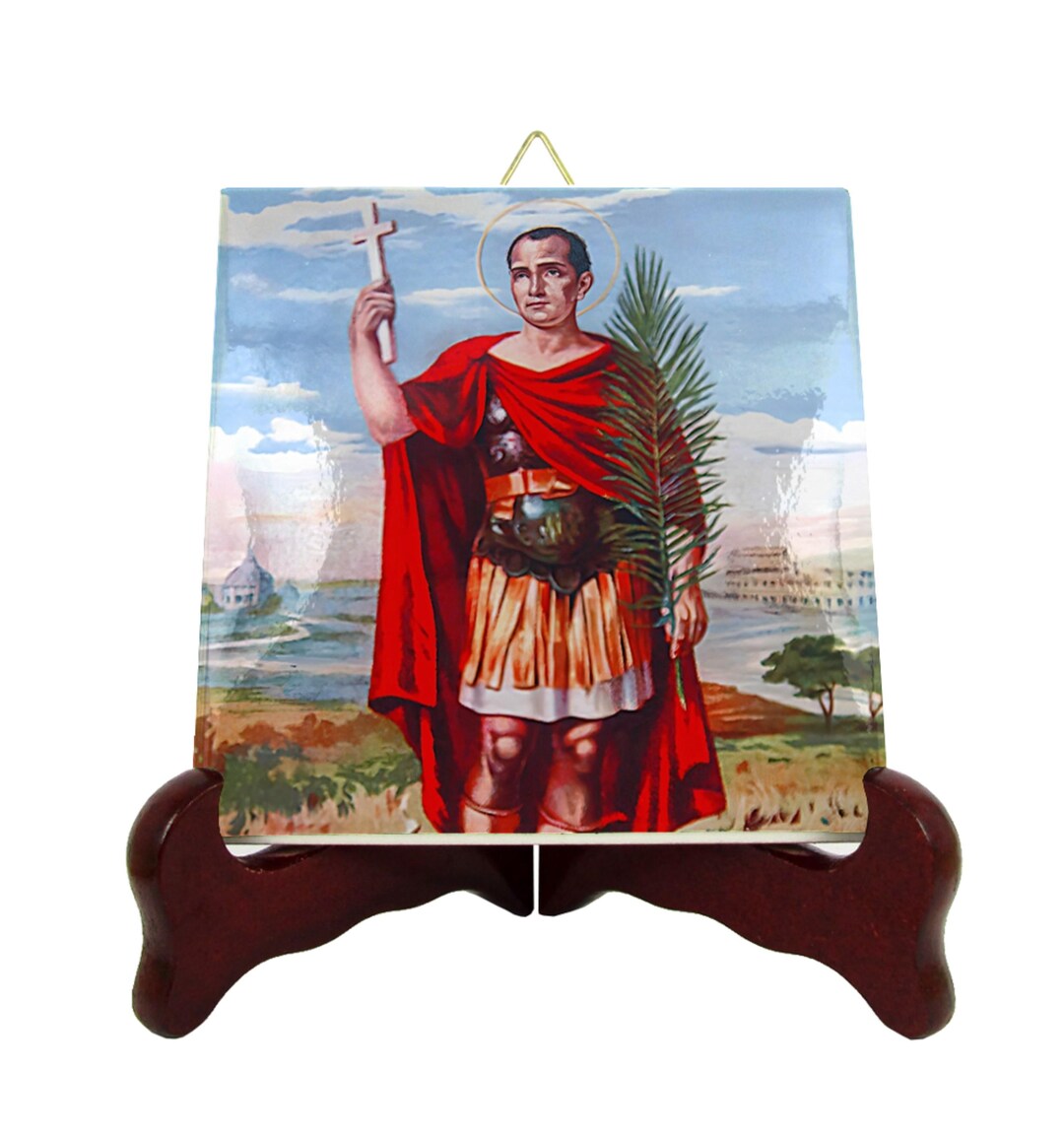 Saint Expeditus Icon: Handmade Catholic Saints Art Tile - Etsy