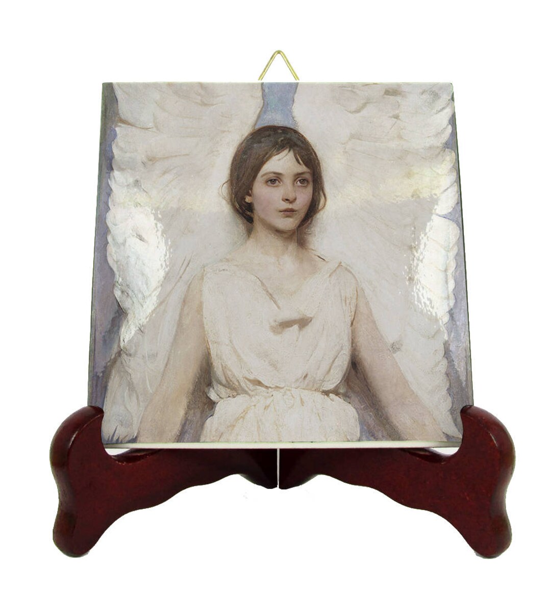 Handmade Angel Ceramic Tile: Abbott Handerson Thayer Art - Etsy