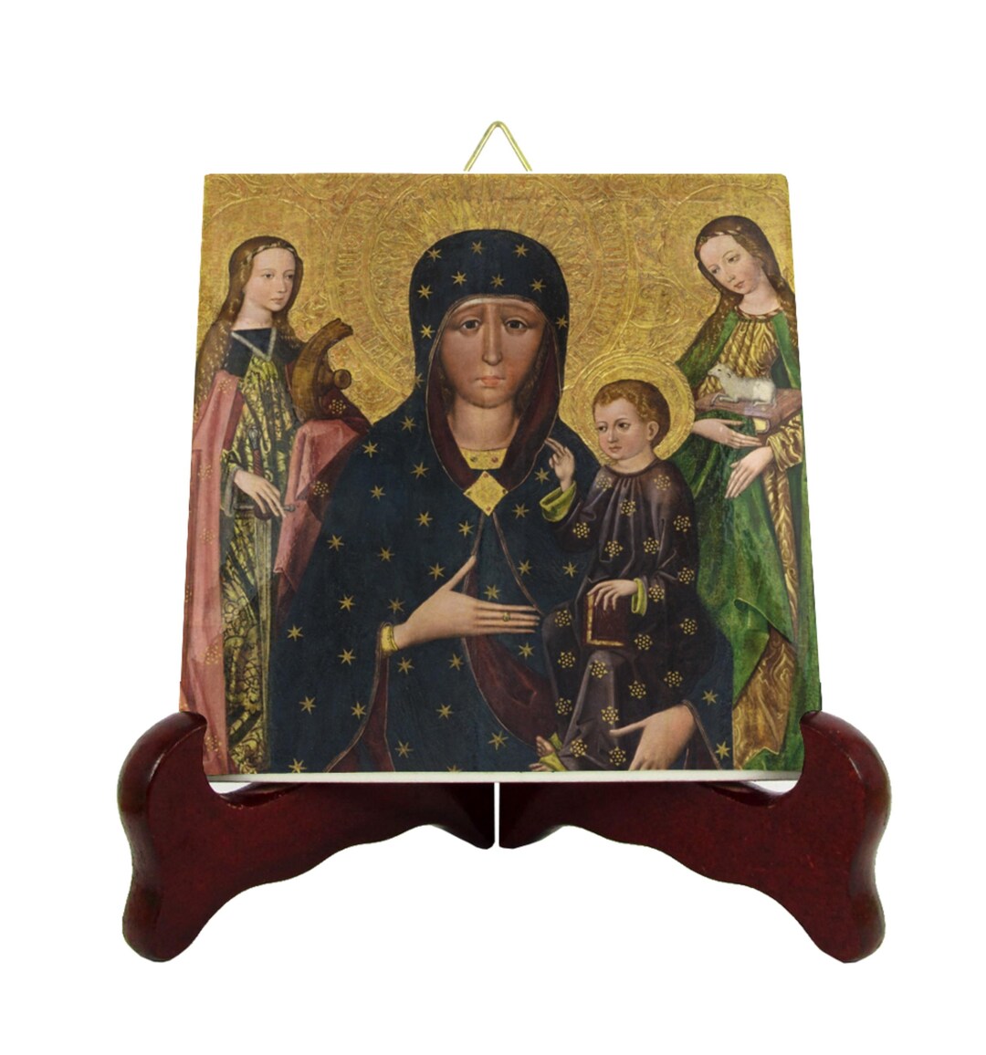 Matka Boska Bytomska Ceramic Tile Icon - Polish Madonna Holy Art - Etsy ...