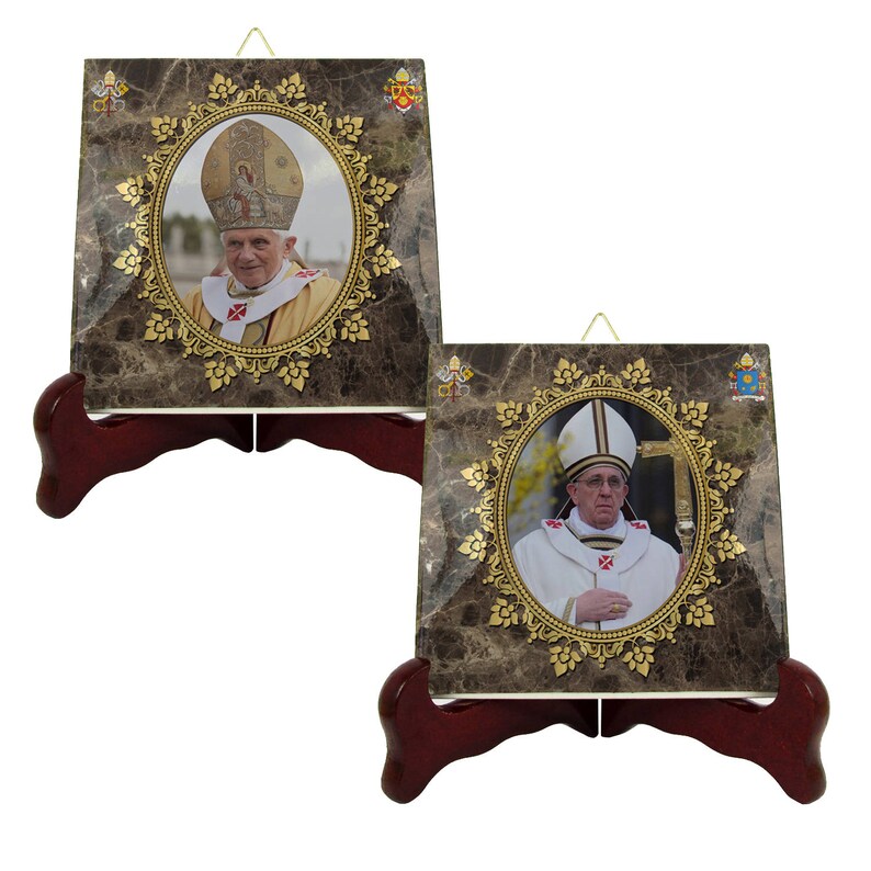 Roman Catholic Church Catholic Gifts Popes Tiles | Etsy