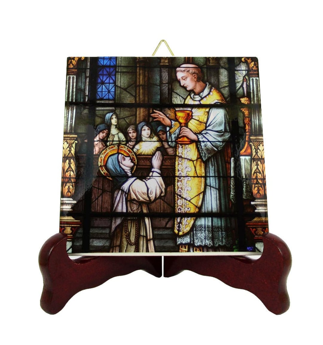 Blessed Imelda Lambertini Icon: Handmade Catholic Tile, Patron Saint - Etsy