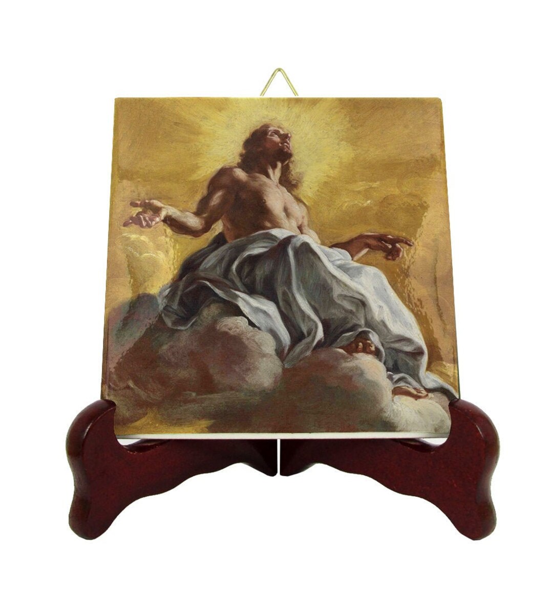 Jesus Christ in Glory Religious Icon on Ceramic Tile Catholic Gifts ...
