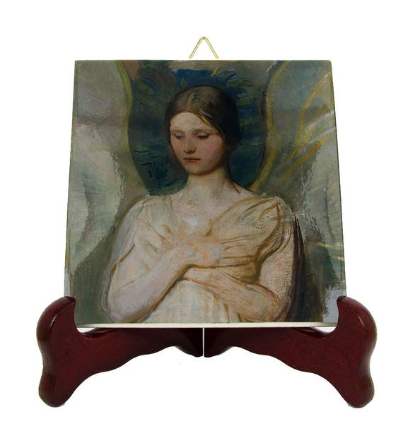 Angels Art Angel Collectible Tile Handmade in Italy - Etsy