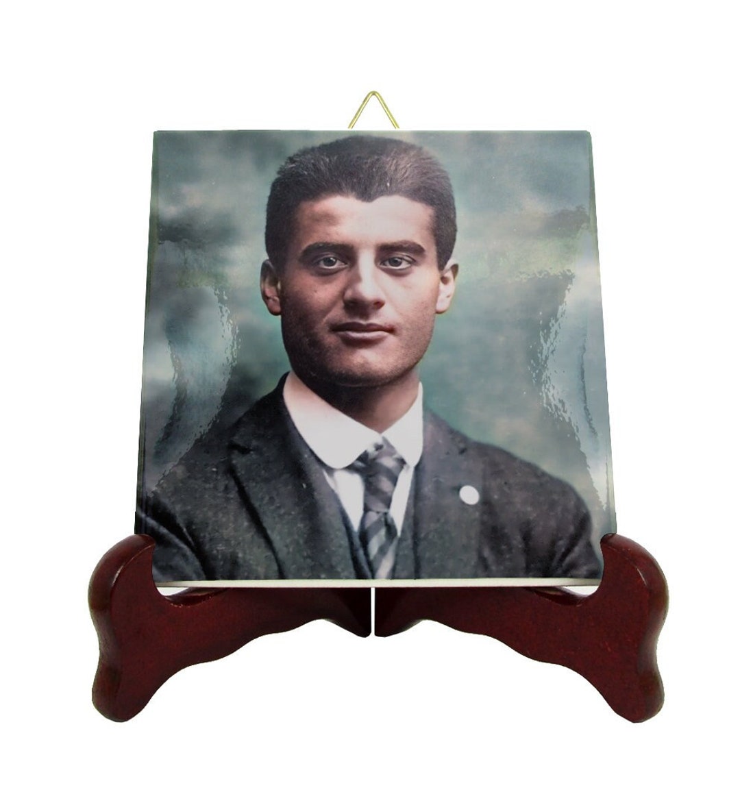 Blessed Pier Giorgio Frassati - Collectible Icon on Tile - Italian ...