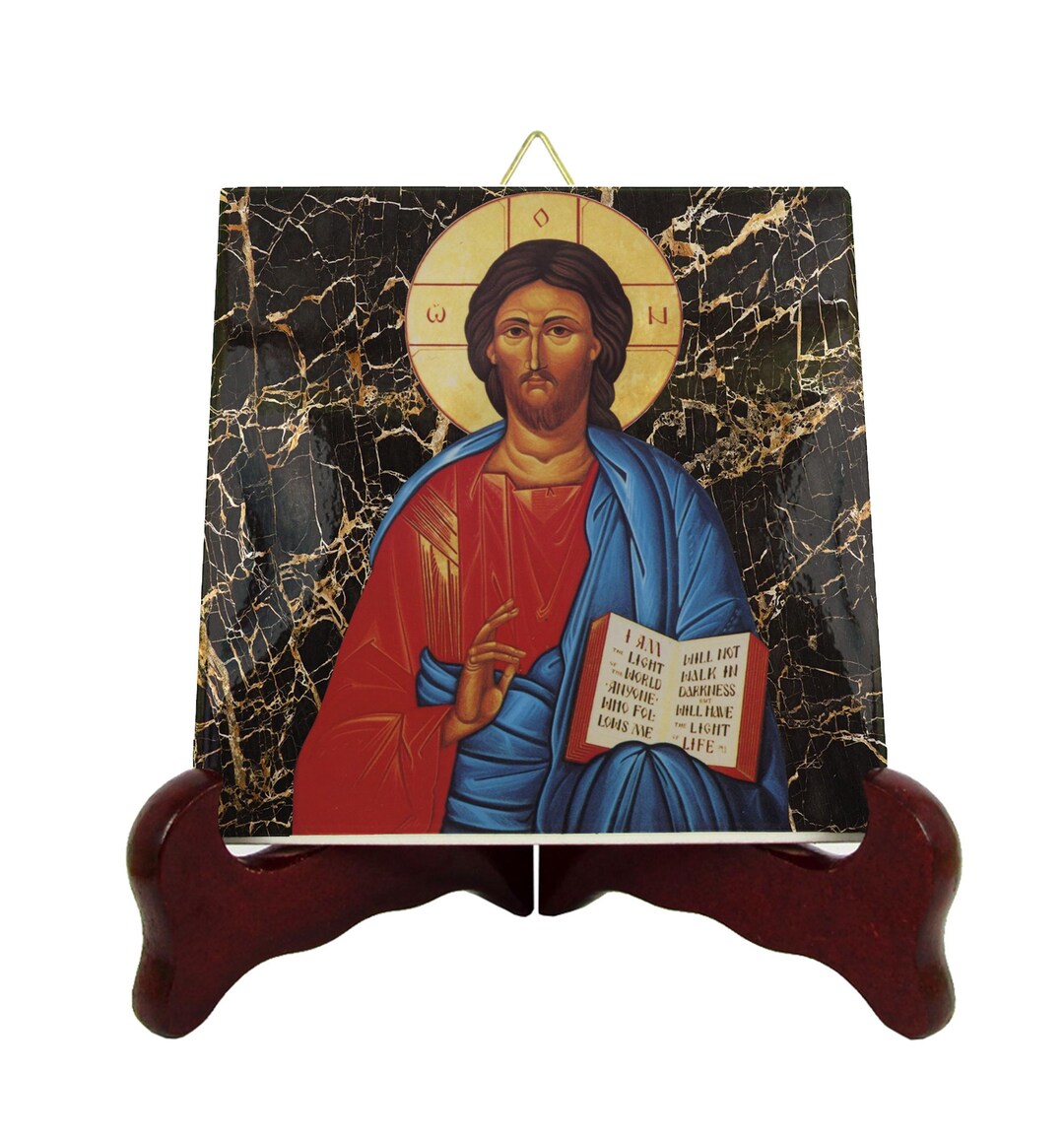 Christ Pantocrator Ceramic Tile Icon: Christian Home Decor - Etsy