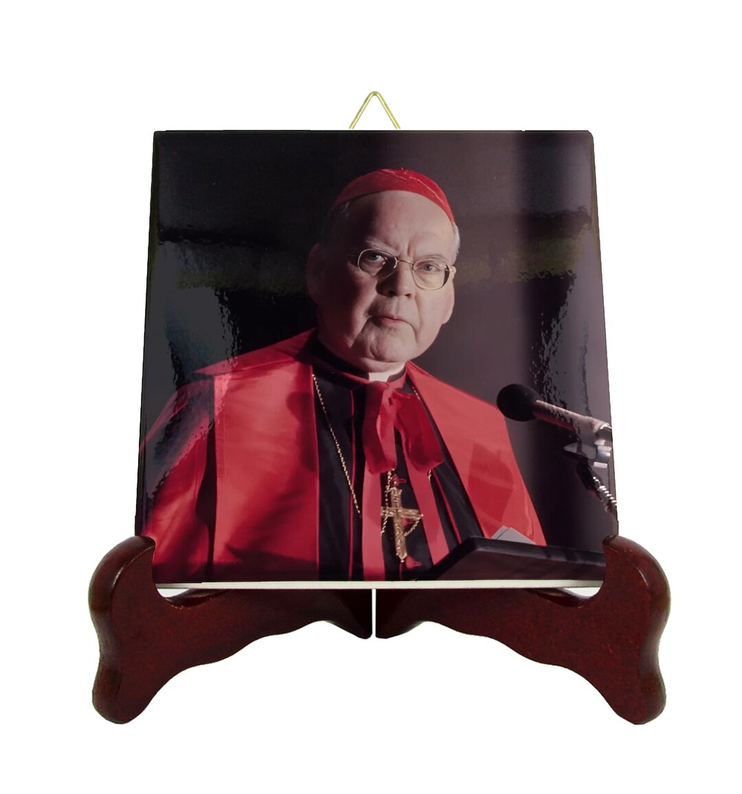 Cardinal Cooke Religious Icon: Handmade Ceramic Tile, Catholic Gift - Etsy