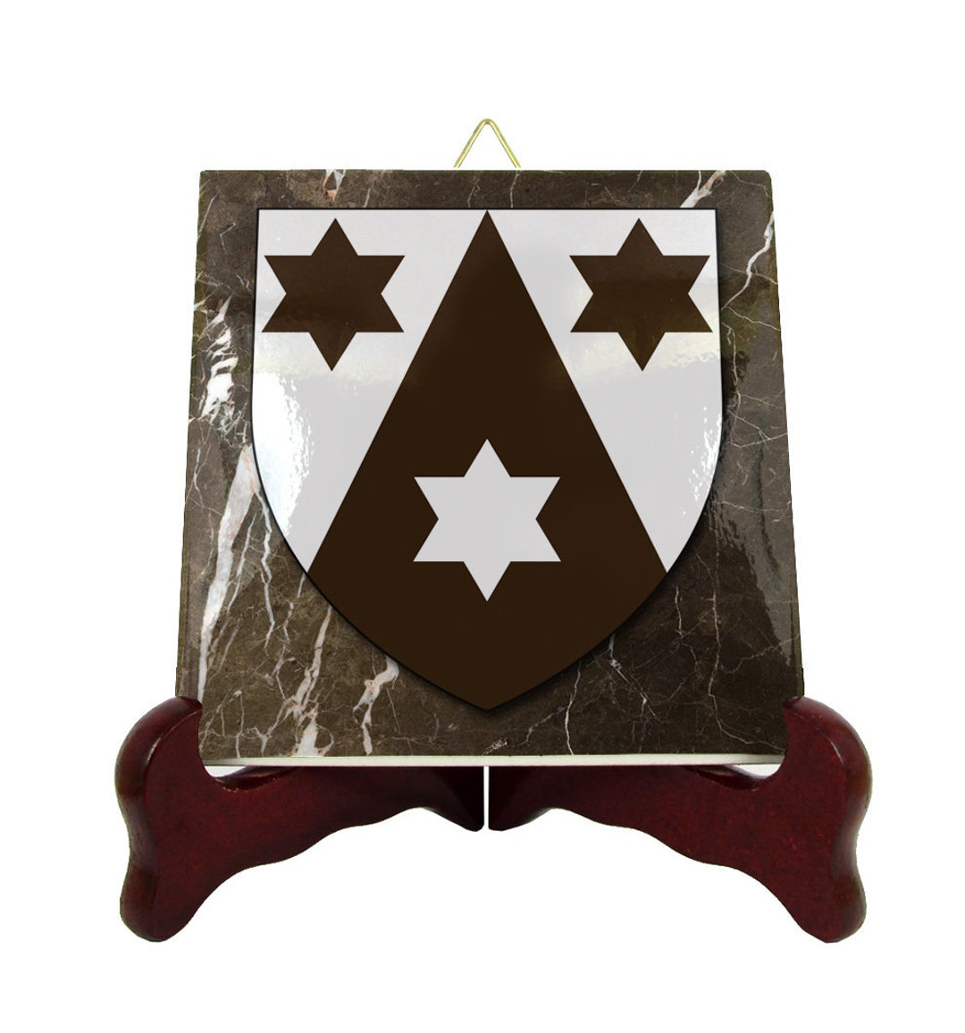 Carmelite Order Coat of Arms Ceramic Tile - Catholic Gift - Etsy Australia