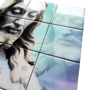 Catholic Home Decor Sacred Heart of Jesus Religious Tile Mural Ready to ...