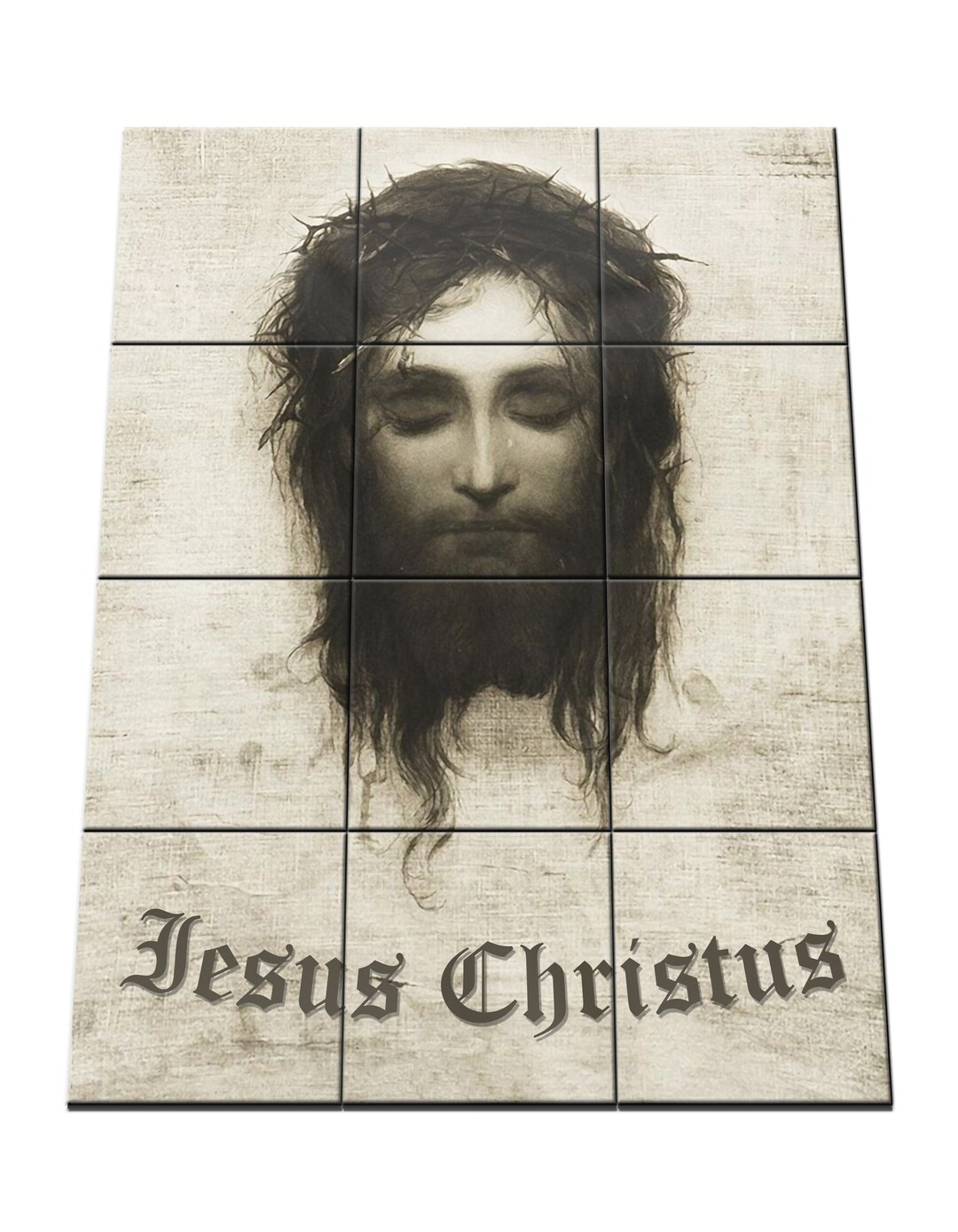 Jesus by Gabriel Von Max - Religious Tile Mural - Veronica - Holy Face ...