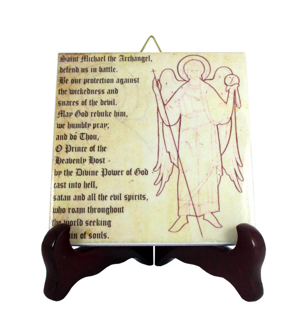 Saint Michael the Archangel Catholic Prayer Devotional Item Prayer to ...