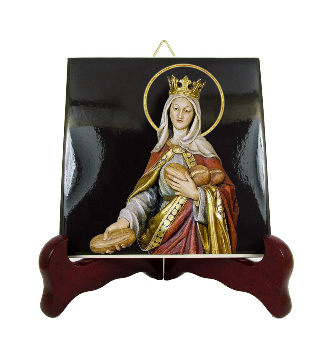 Saint Emma of Lesum Icon: Handmade Catholic Ceramic Tile - Etsy