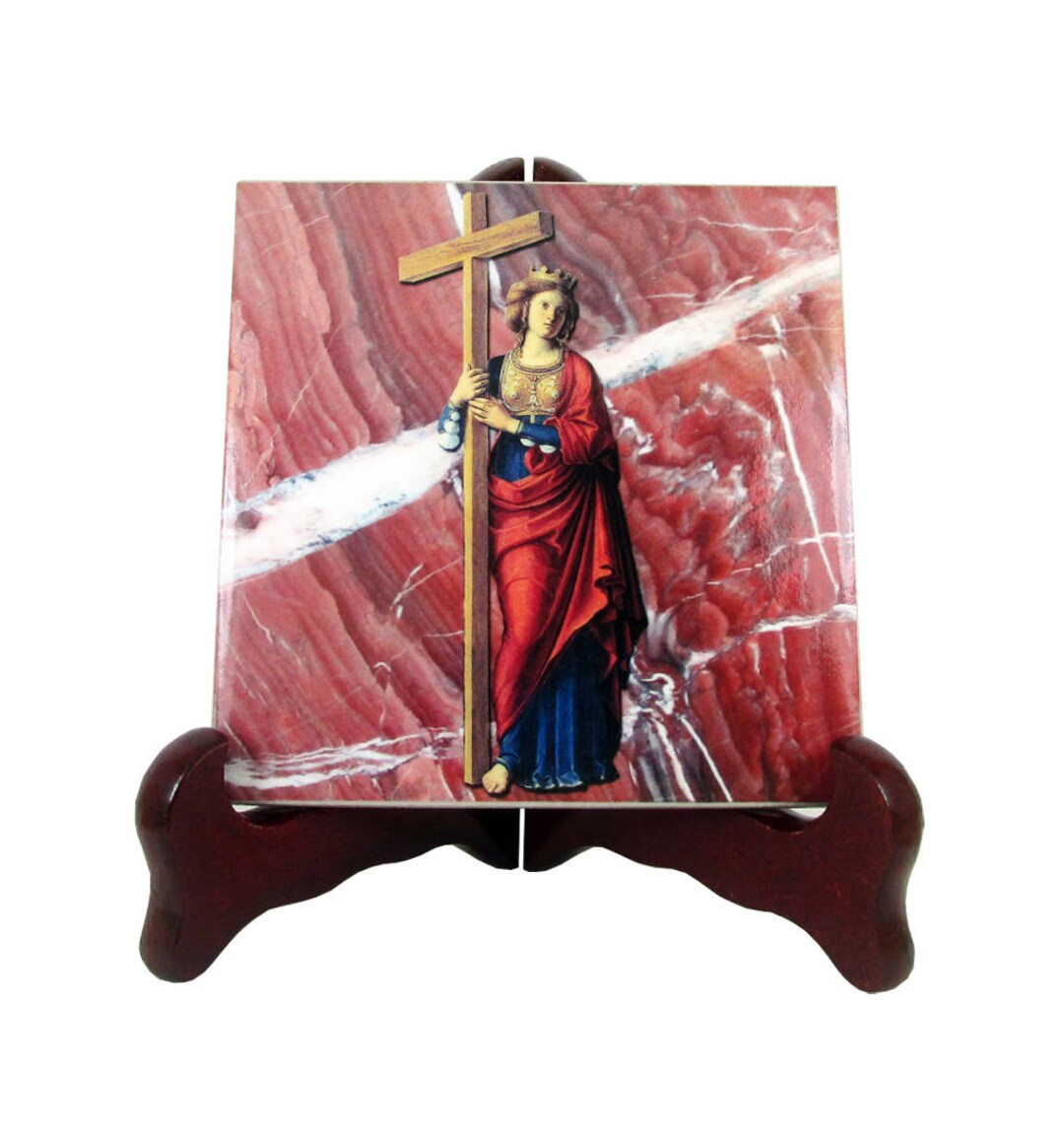 Catholic Saints Saint Helena of the Cross Collectible Ceramic Tile ...