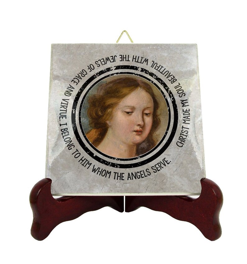 Catholic Saints Quotes St Agnes of Rome Ceramic Tile - Etsy