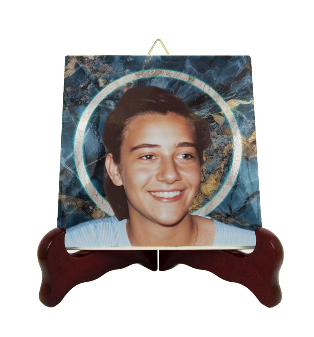 Blessed Chiara Badano Catholic Icon: Handmade Religious Tile - Etsy