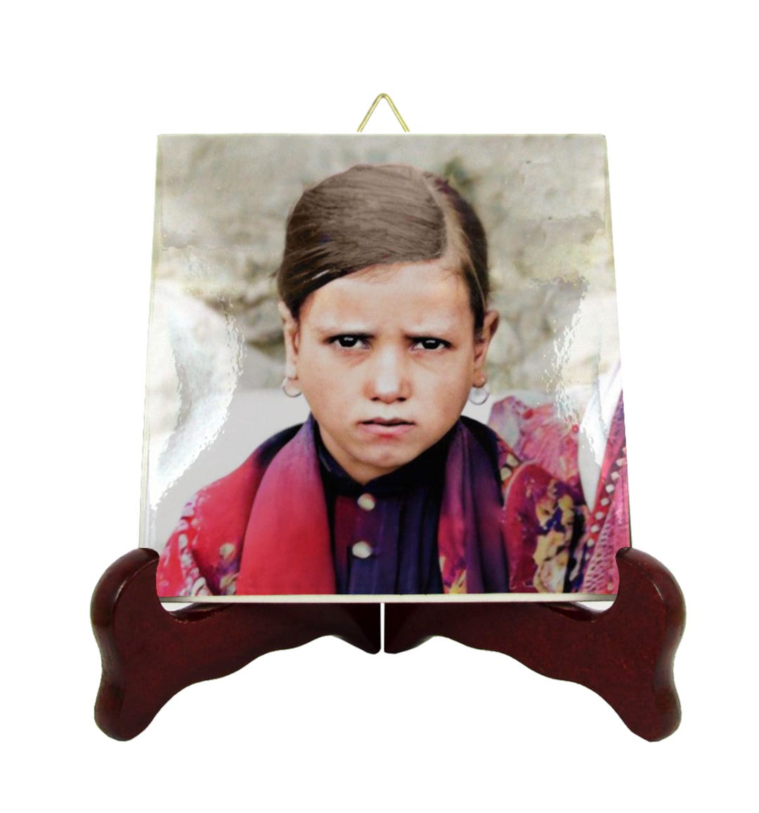 Saint Jacinta Marto Tile: Handmade Catholic Icon, Holy Art - Etsy