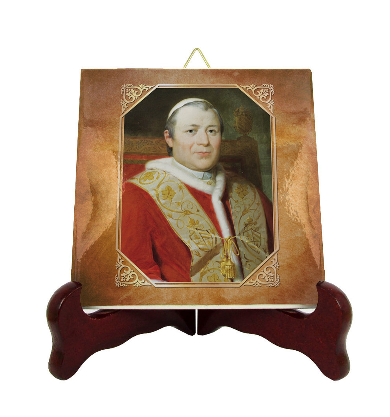 Saint Pope Pius X Catholic Icon on Tile St Pius X Icon - Etsy