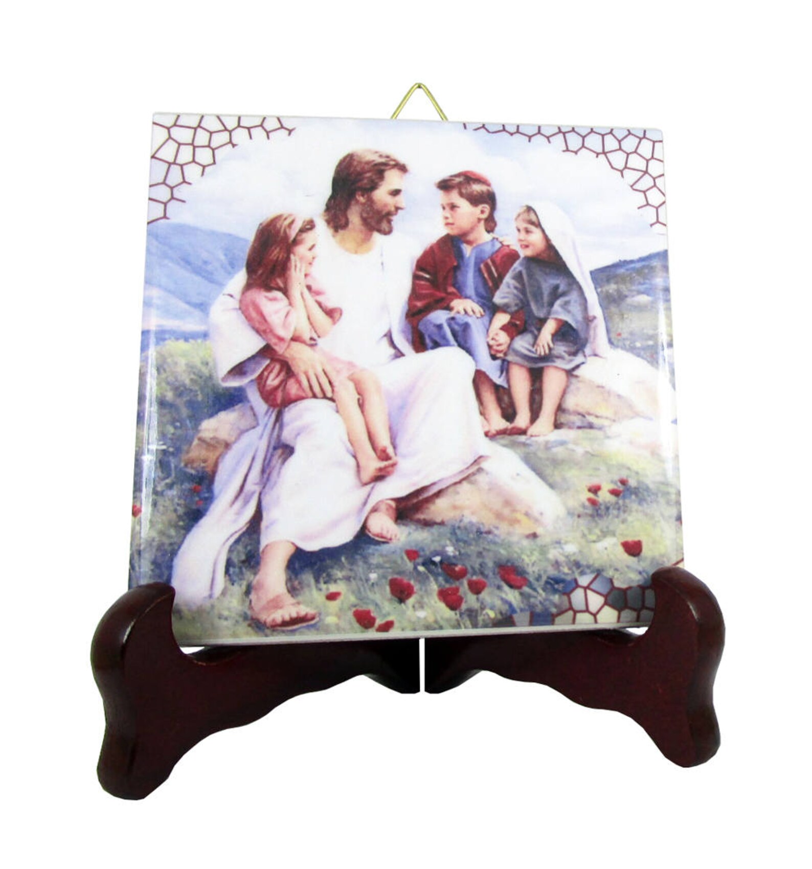 Christian gifts Jesus with Children Religious print on | Etsy