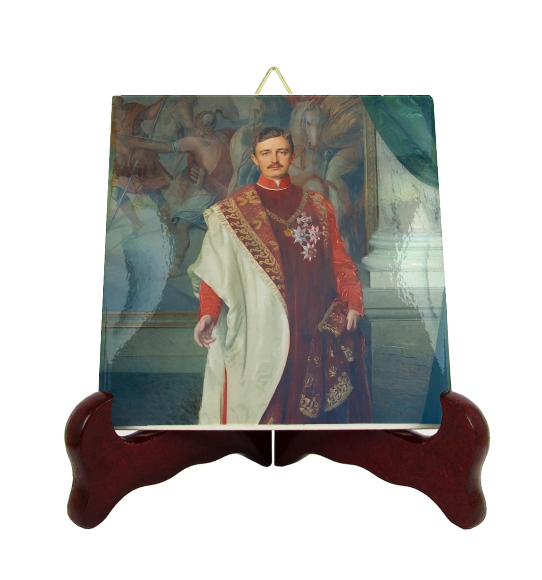 Blessed Karl I of Austria Icon: Handmade Religious Ceramic Tile Art - Etsy