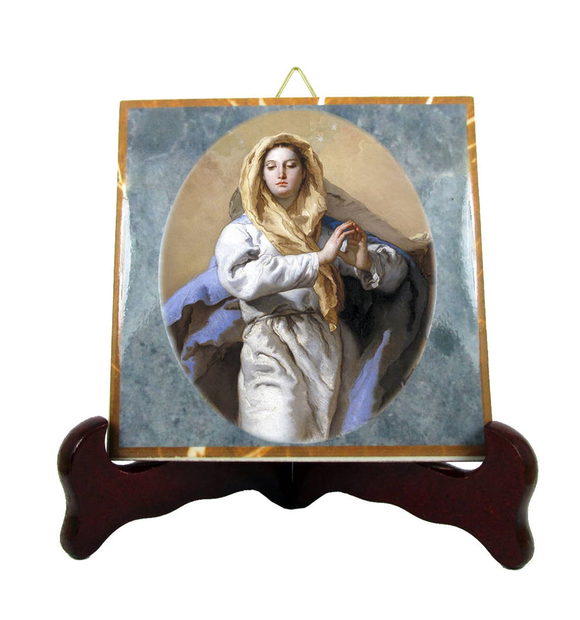 Catholic art The Immaculate Conception catholic icon on | Etsy