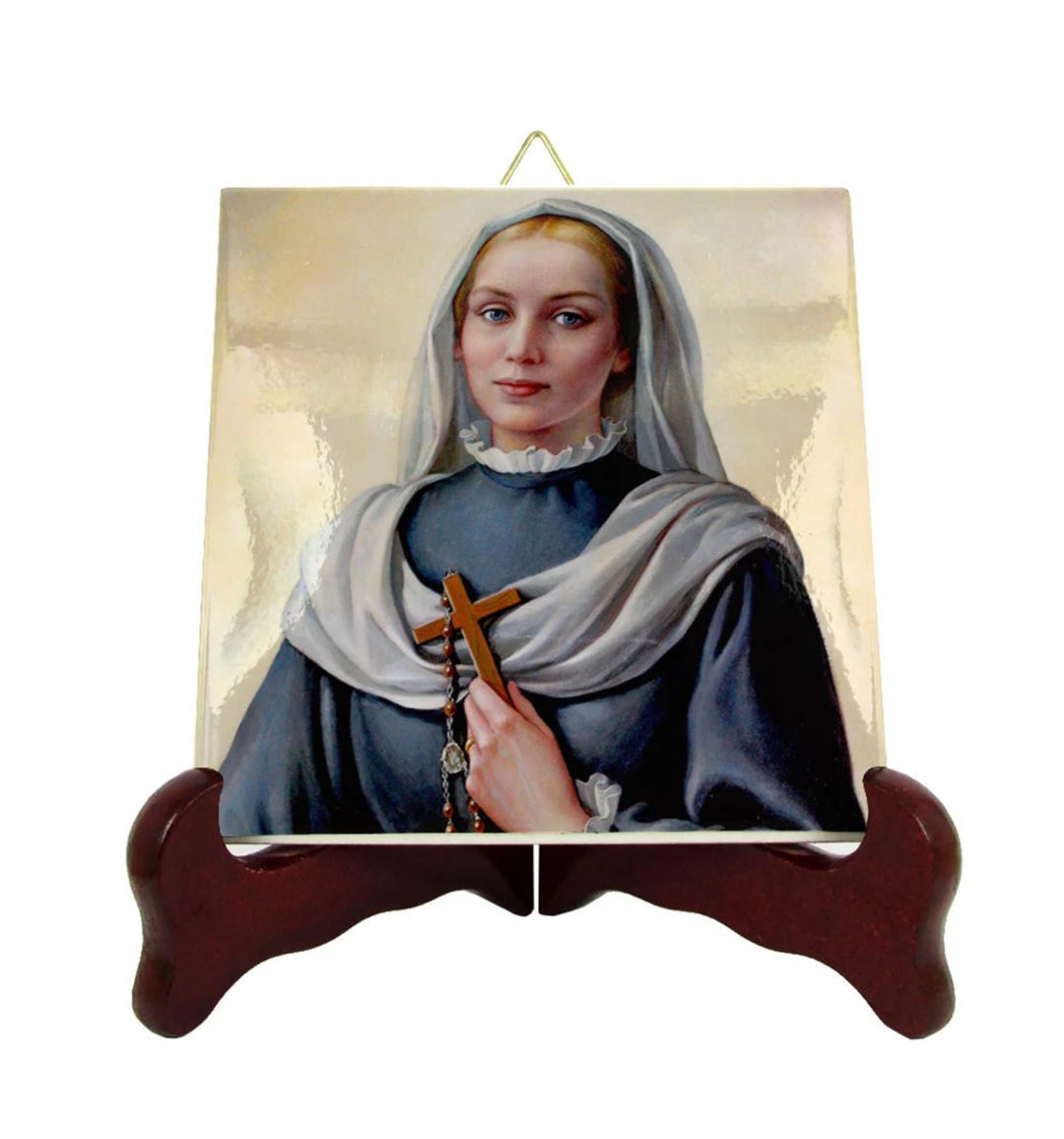 Saint Virginia Centurione Bracelli: Handmade Catholic Icon Tile - Etsy