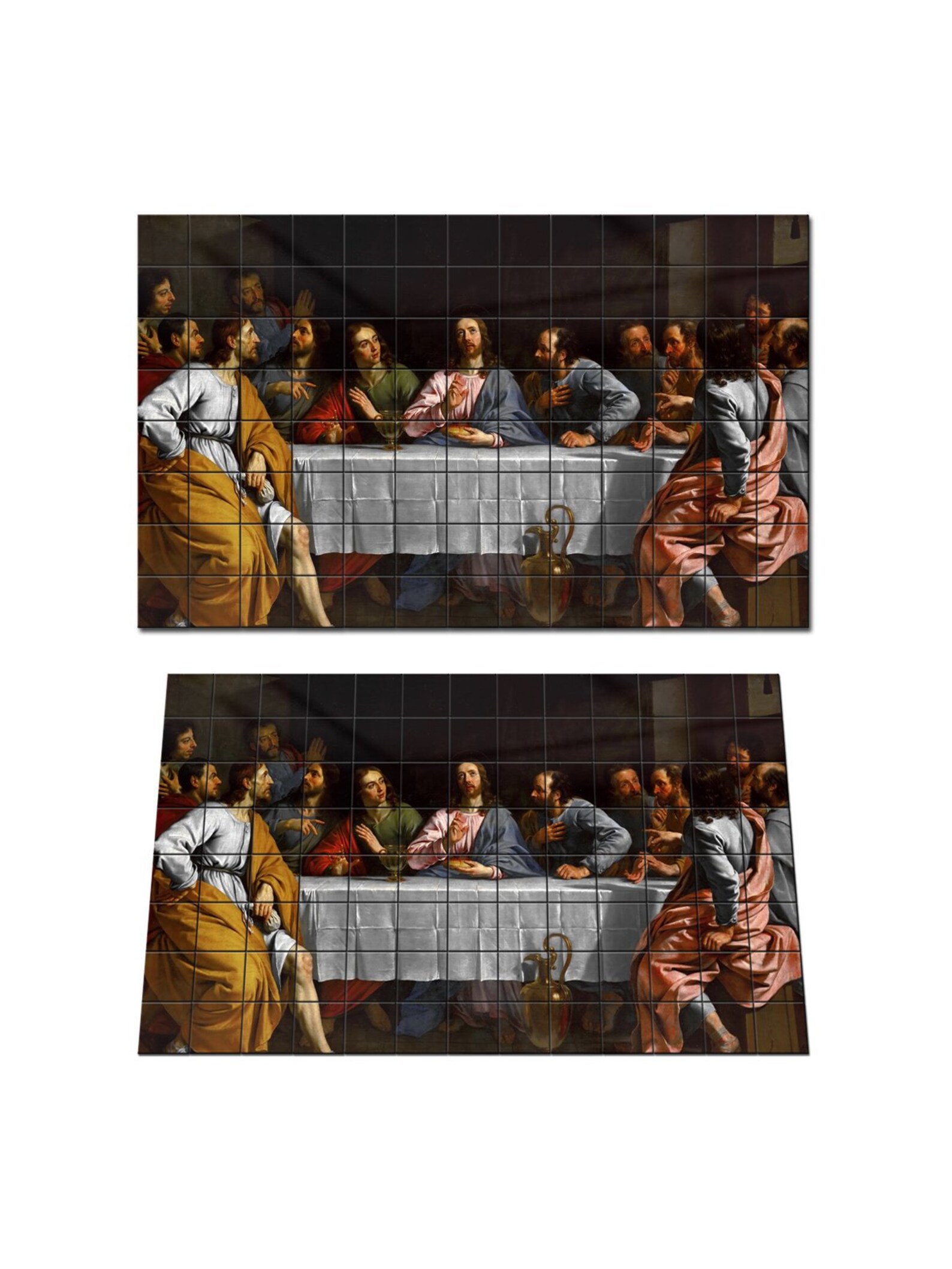 The Last Supper Tile Mural Religious Wall Art Big Size | Etsy