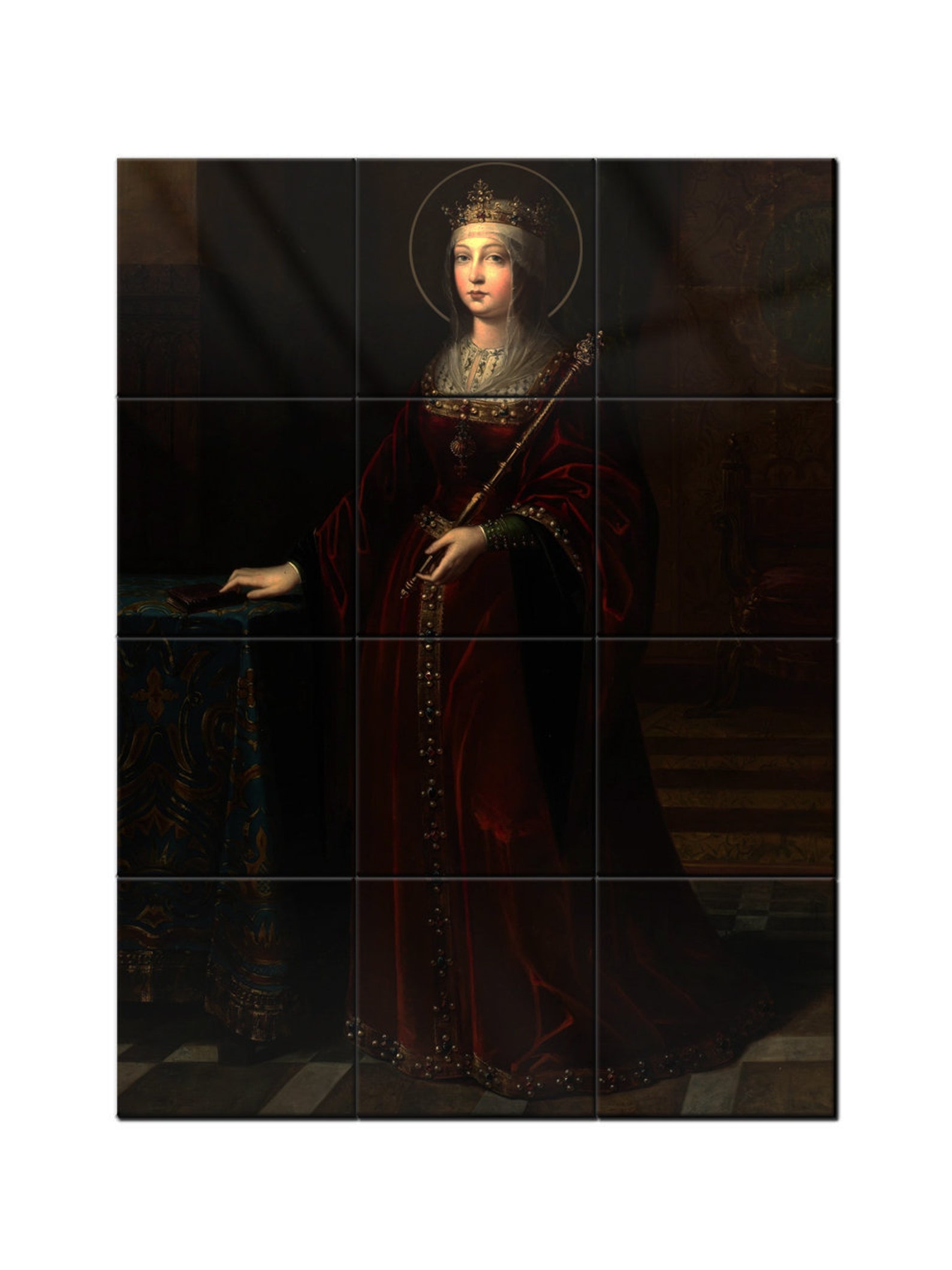 Saint Isabella I of Castile Religious Tile Mural Catholic | Etsy