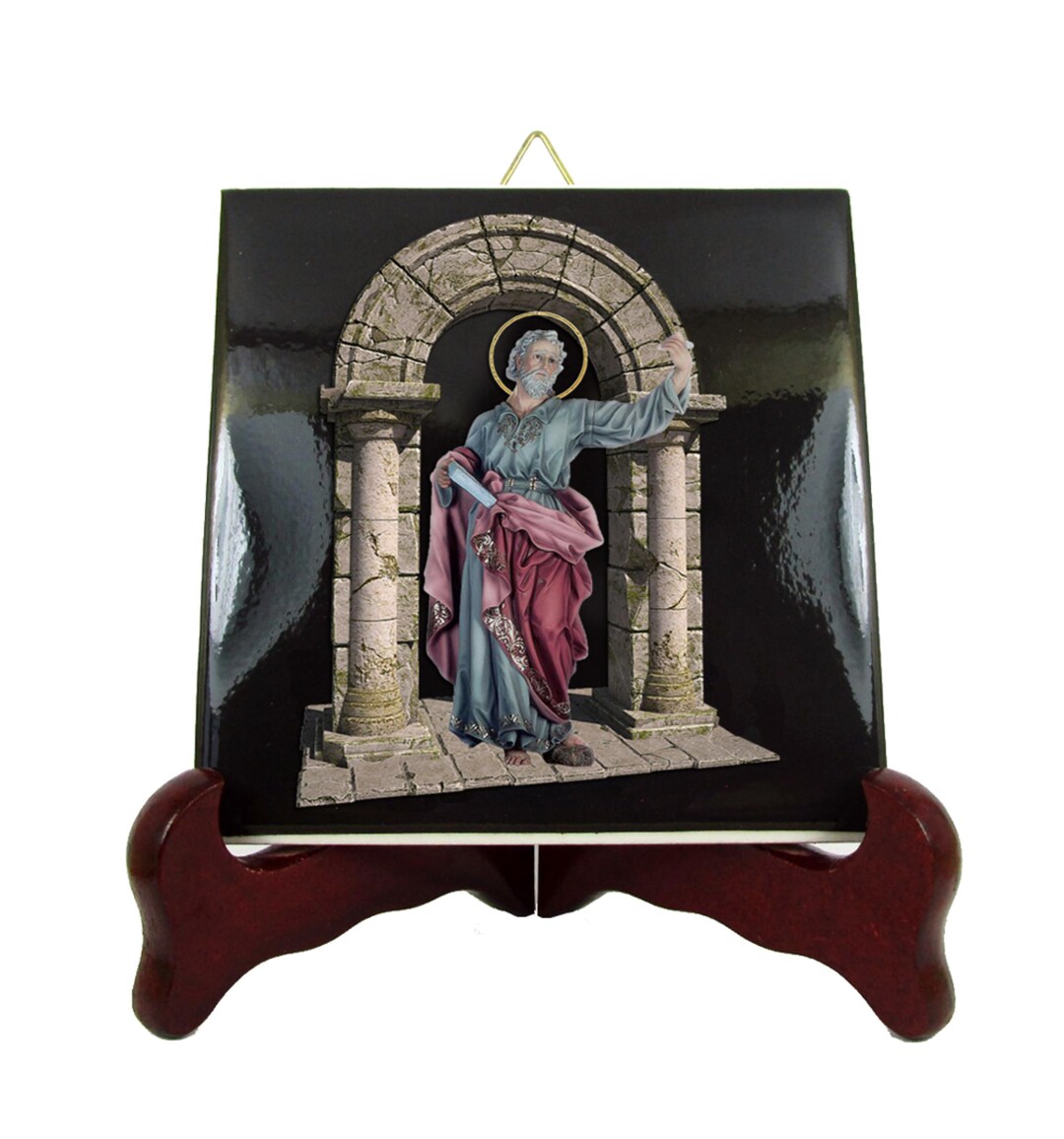 St Bartholomew Icon: Handmade Ceramic Tile, Catholic Gift - Etsy