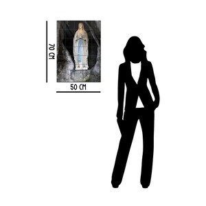 Our Lady of Lourdes Tile Mural: Catholic Religious Wall Art - Etsy