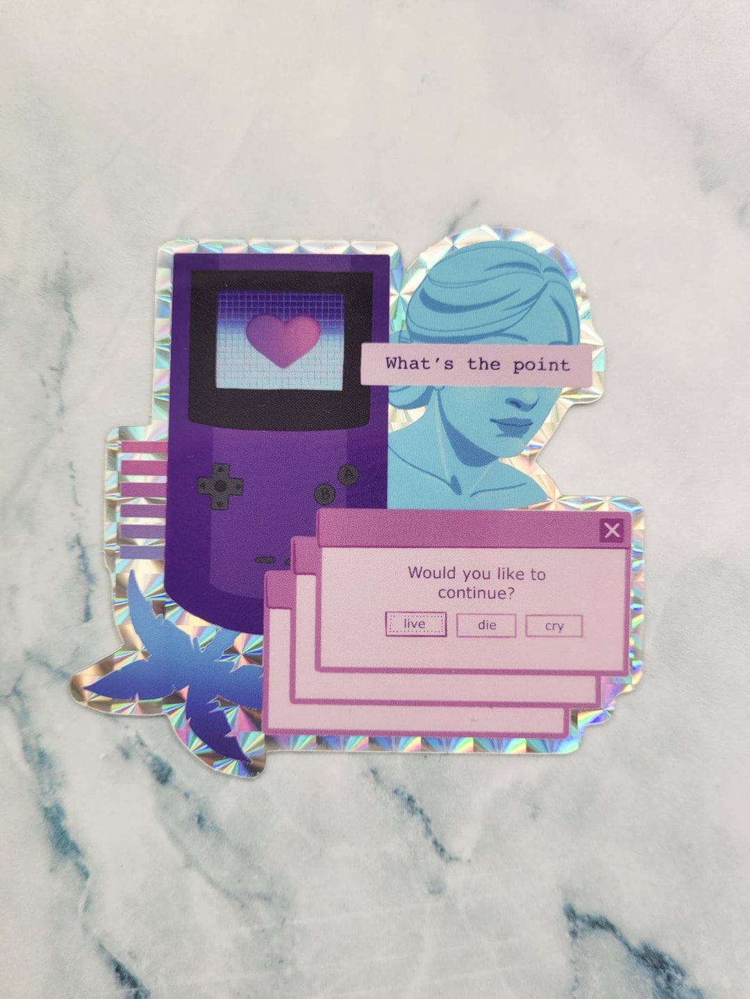 Vaporwave Sticker - Etsy